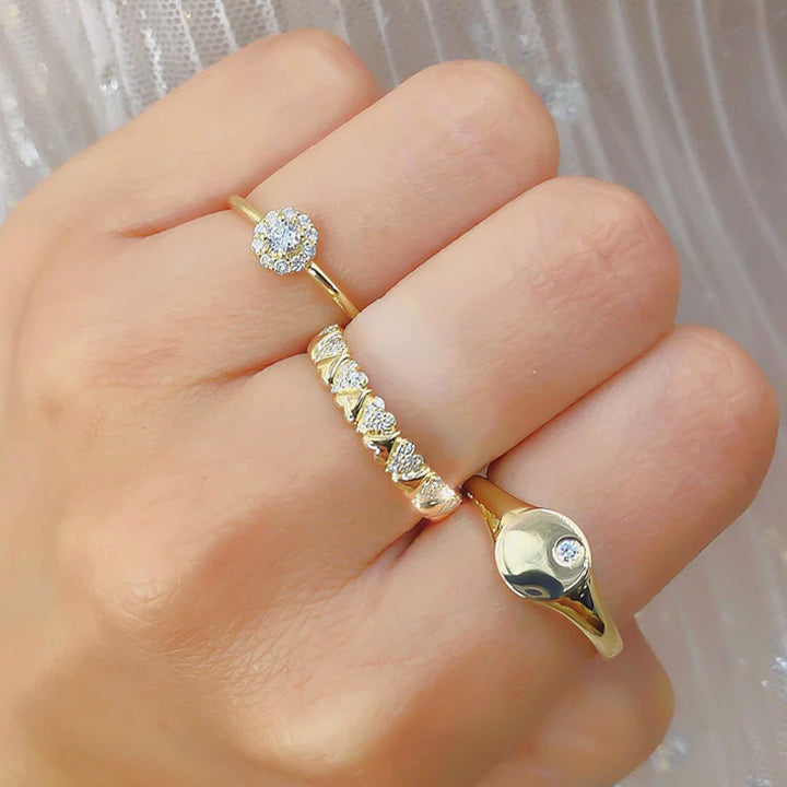 Small gold ring store