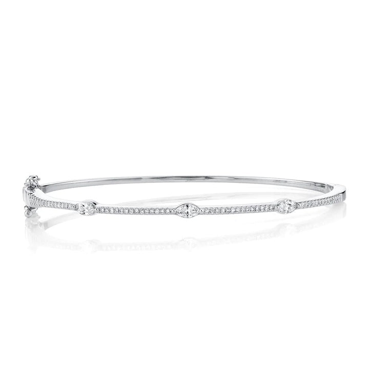 Marquise diamond bangle store