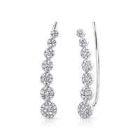 14k gold crawler earrings store